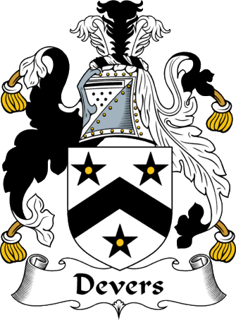 EnglishGathering - The Devers Coat of Arms (Family Crest) and Surname ...