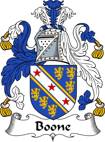 EnglishGathering - The Boone Coat of Arms (Family Crest) and Surname ...