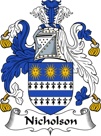 EnglishGathering - The Nicholson Coat of Arms (Family Crest) and ...