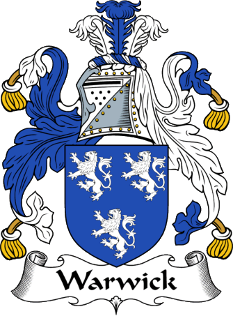 EnglishGathering - The Warwick Coat of Arms (Family Crest) and Surname ...
