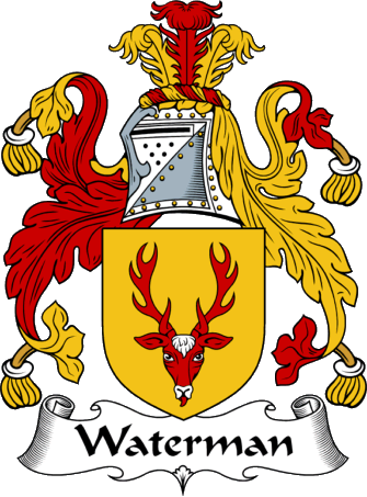 EnglishGathering - The Waterman Coat of Arms (Family Crest) and Surname ...