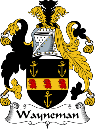 EnglishGathering - The Wayneman Coat of Arms (Family Crest) and Surname ...